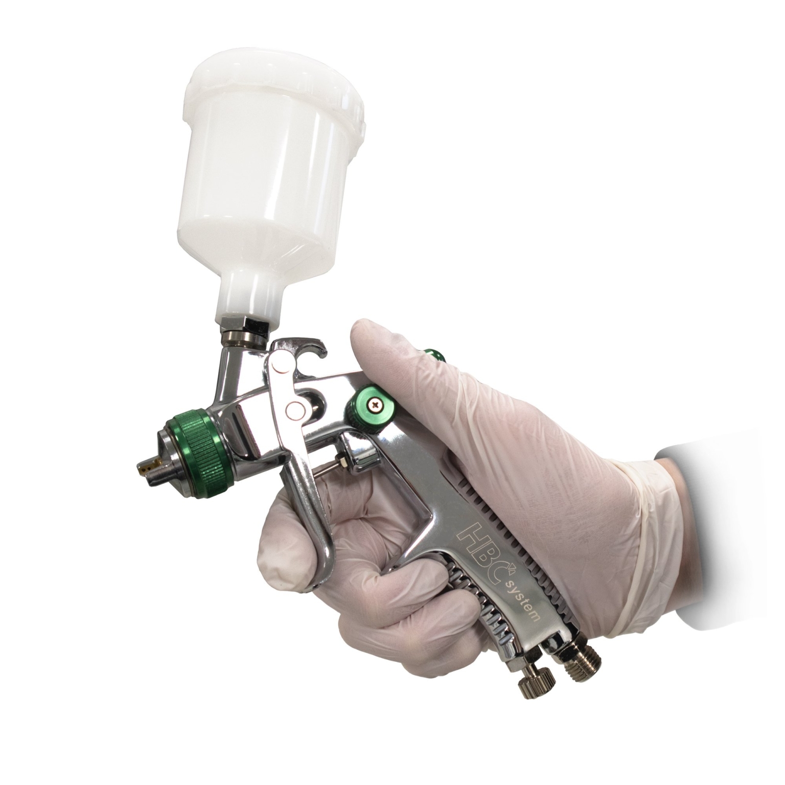 Paint gun with 1.0 nozzle – HBC System