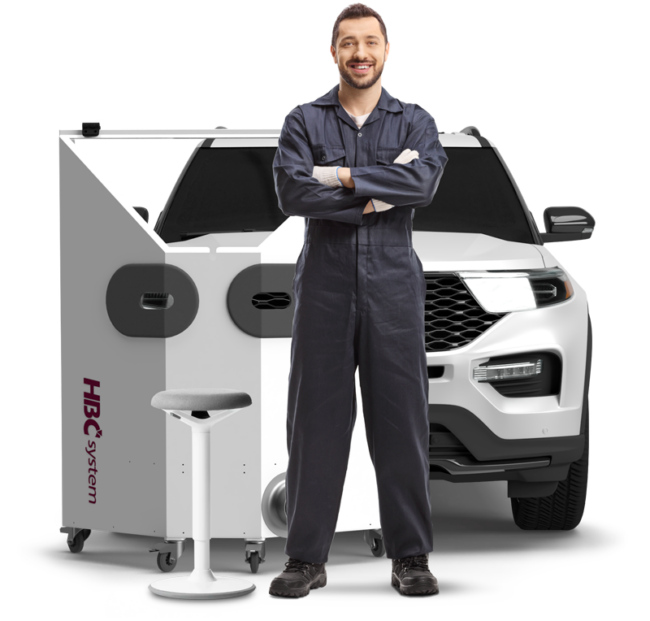 Mobile Hybrid Paint Booth – HBC System