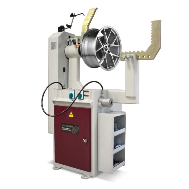 Compact Electro-hydraulic Wheel straightener – HBC System