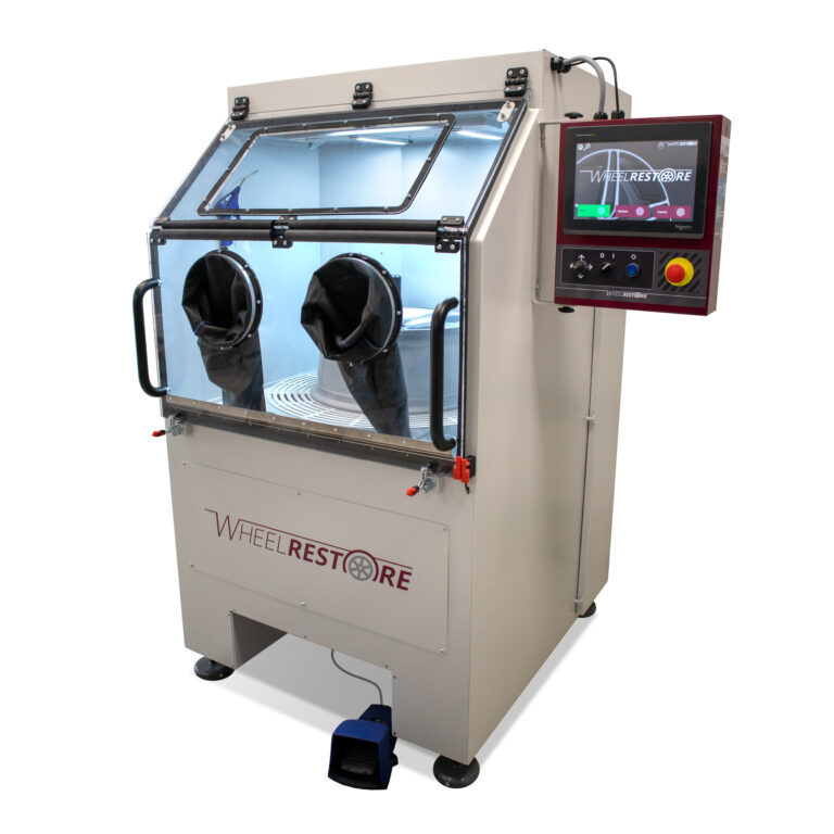 Wheel Blasting Machine (Semi-Automatic) w. built-in filtration – HBC System