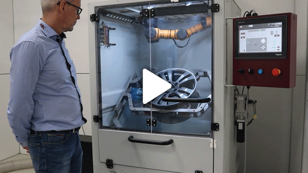 Fully Automatic Wheel Spray Robot & Spray Booth – HBC System